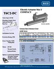 Raco Compact Linear Drives Design Chart Size 4