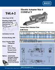 Raco Compact Linear Drives Design Chart Size 4