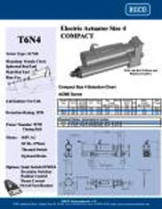 Raco Compact Linear Drives Design Chart Size 4