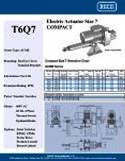 Raco Compact Linear Drives Design Chart Size 7